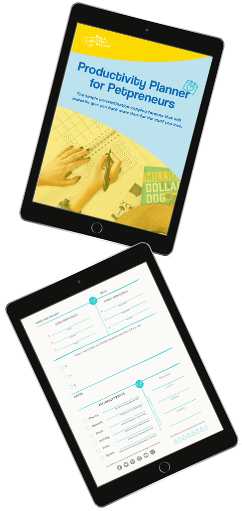 Productivity Planner for Petpreneurs - Book Your Pet