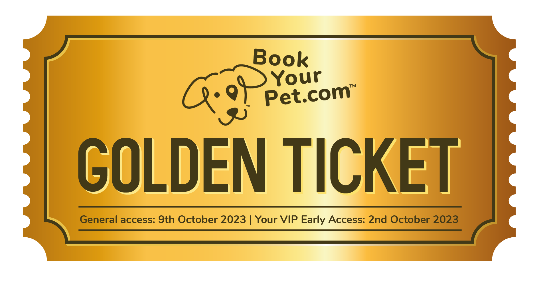 Membership Golden Ticket - Book Your Pet